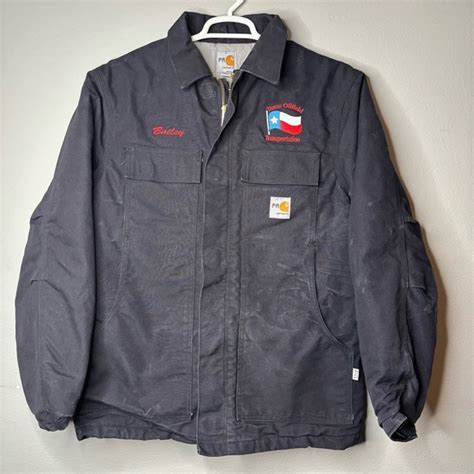 Carhartt Jackets And Coats Carhartt Fr Black Work Jacket Size M