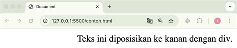 Dibimbingid Cara Mengatur Posisi Text Pada Html Panduan Pemula