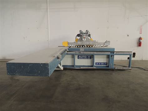 Auto V Grooving Lg 2ss Ft Multi Head Linear V Groover The Equipment Hub