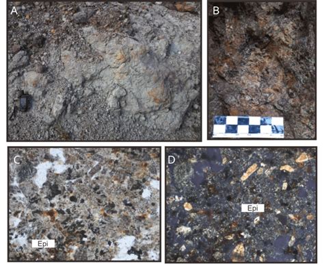 Representative Outcrop Of Propilitic Alteration Zone In The Study Area