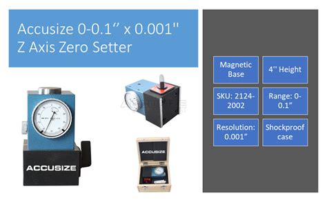 Accusize Industrial Tools By With Magnetic Base