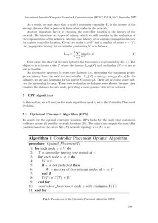 Controller Placement Problem Resiliency Evaluation In Sdn Based
