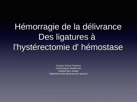 Hémorragies de la délivrance by Médecins Sans Frontières France issuu