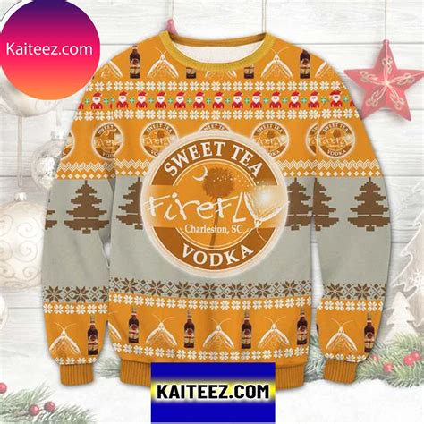 Sweet Tea Vodka 3d Christmas Ugly Sweater Kaiteez