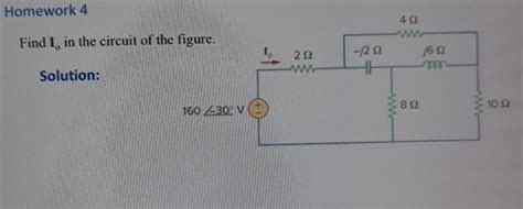 Solved Find I In The Circuit Of The Figure Chegg Com