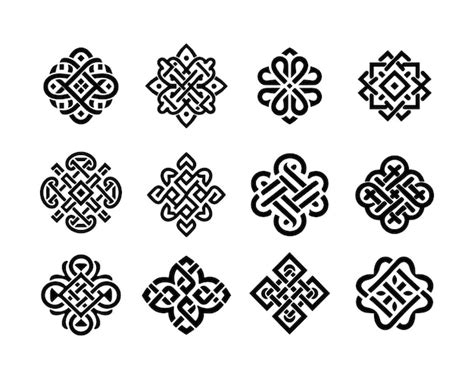Premium Vector Celtic Knots Illustration Design Collection