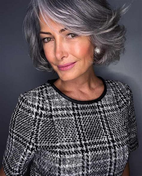 Short Hairstyles For Women Over 60 With Grey Hair Cri