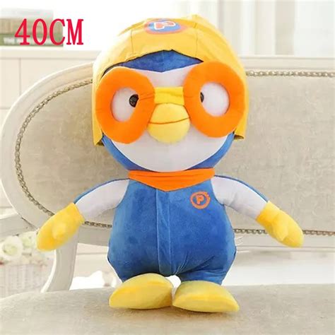 40cm Kawaii Hot Korea Pororo Stuffed Anime Plush Toys Penguin Pororo