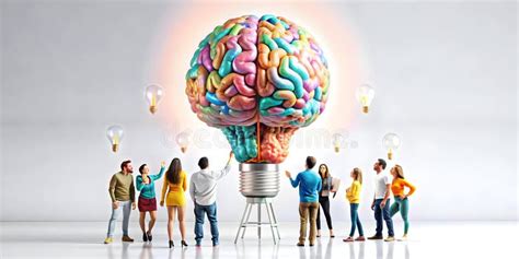 3d Ai Driven Creative Brainstorming Concept As A Candid Shot Of A Creative Brainstorming Session