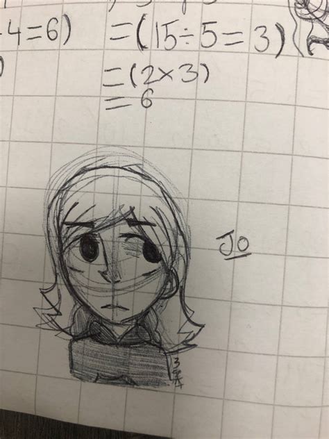 Drew Jo In My Maths Jotter By Weirdocalledmatty On Deviantart