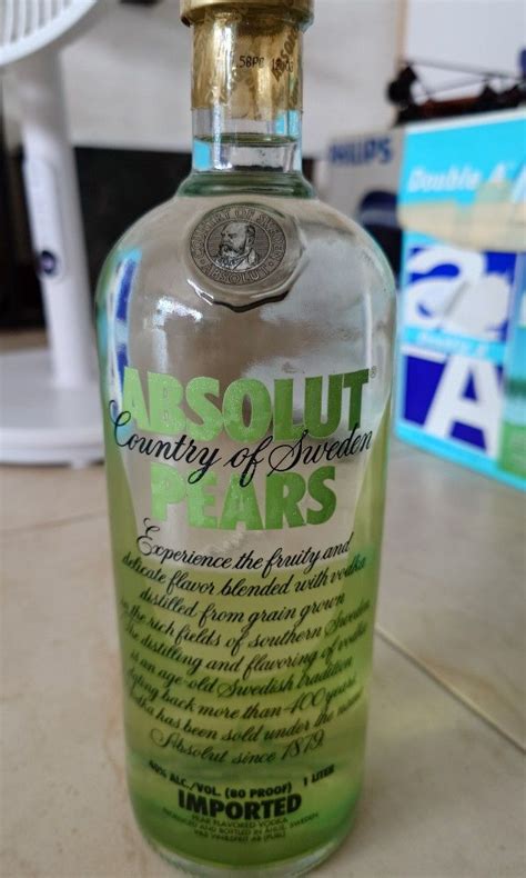 Absolut Vodka Assorted Flavors Food And Drinks Alcoholic Beverages On