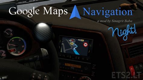 ETS Google Maps Navigation Night Version ETS Mods