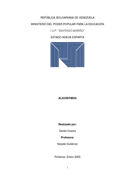 Algoritmos Pdf Algoritmos Lenguaje De Programación
