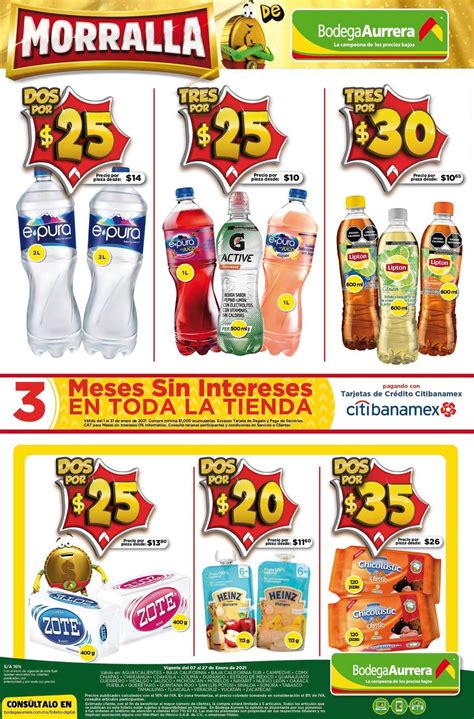 Folleto Bodega Aurrerá Morralla al de enero