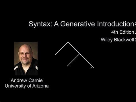 Syntax Tree X Bar