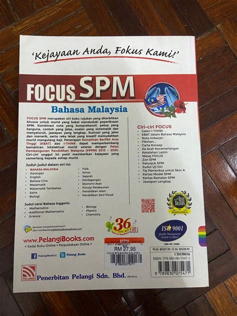Spm Bm Malay Book Hobbies And Toys Books And Magazines Textbooks On