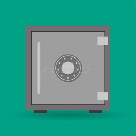Icono De La Caja Fuerte Del Vector Ilustración Del Vector Ilustración