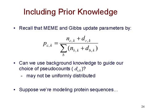 Learning Sequence Motif Models Using Gibbs Sampling BMICS