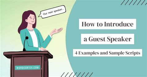 Introducing A Guest Speaker 4 Examples And Sample Scripts