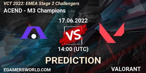Acend Vs M3 Champions Betting Tip Match Prediction 17062022 At 14