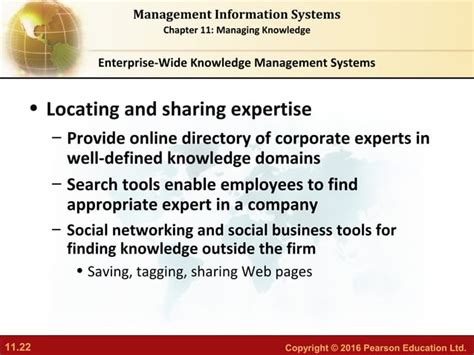 Chapter 11 Managing Knowledge PPT