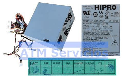 Power Supply Pivat Atx 250w Atm Servicios