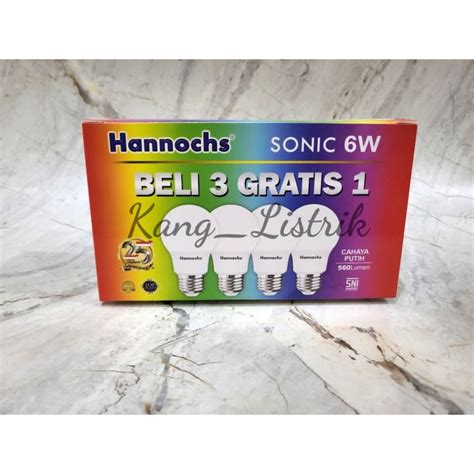 Lampu Led Paket Hannochs Sonic Watt Beli Gratis Lazada Indonesia