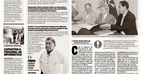 GRUPO INICIATIVA ANTICORRUPCION ILO Utilizan logros de educación como