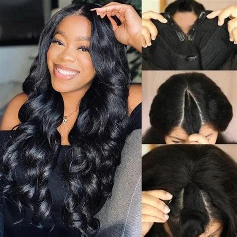 V Part Wigs Megalook Hair