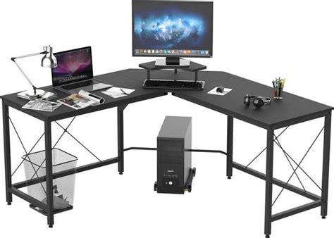 Hoekbureau Computerbureau Computertafel PC Bureau Met CPU Standaard Geschikt Voor Bol Com