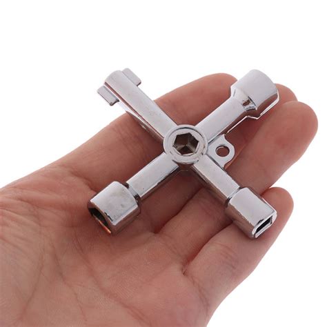 Ltg 4 Way Utility Key For Electric Water Gas Meter Box Cupboard Cabinet
