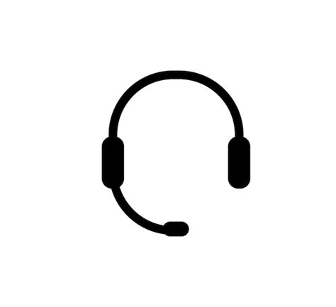 Premium Vector Headset Icon Vector Logo Template