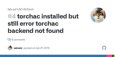 Torchac Installed But Still Error Torchac Backend Not Found Issue 4