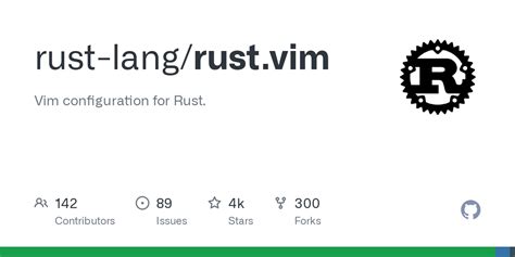 Github Rust Langrustvim Vim Configuration For Rust