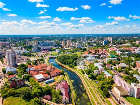 Premium Photo | Ivanovo aerial view golden ring russia
