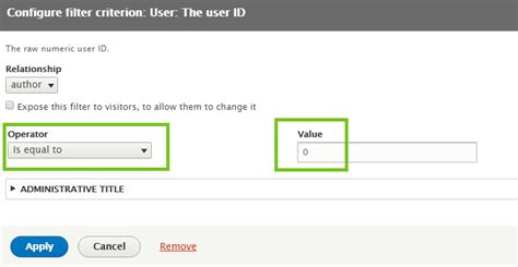 8 Views Filter Content Authored By To Show Only Content By