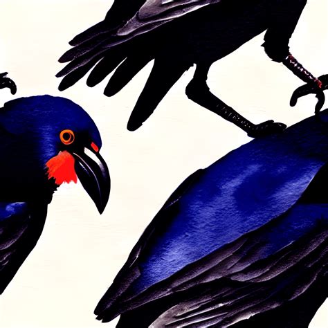 Colorful Crow Repeating Pattern Digital Graphic · Creative Fabrica Colorful Crow Repeating Pattern Digital Graphic · Creative Fabrica