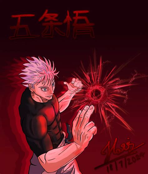 Red Gojo Wallpapers Wallpaper Cave