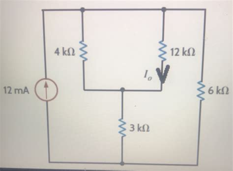 Solved Find The Current Io In The Curcuit Using Current Chegg Com