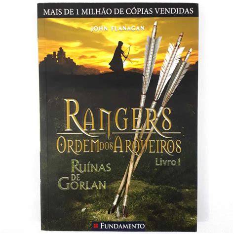 Livro Rangers Ordem dos Arqueiros Livro Ruínas de Gorlan John Flanagan Shopee Brasil