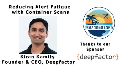 owasp orange county meetup deepfactor