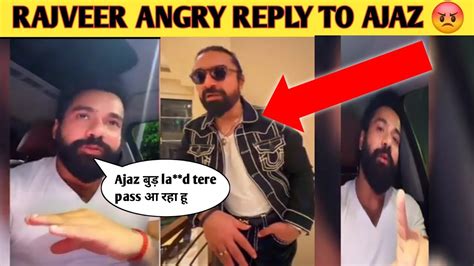 Rajveer Fitness Angry Reply To Ajaz Khan Elvish 😡 Rajat Dalal Rajveer