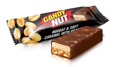 Купити Цукерки Candy Nut нуга та м'ка карамель з арахісом 1кг. Roshen в ...