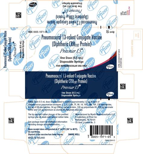 Prevnar 13 Package Insert Prescribing Information