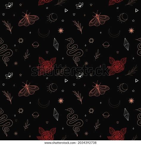 Moth Pattern Outline Over 3942 Royalty Free Licensable Stock Vectors