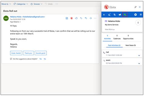 Add Emails In Outlook To Salesforce Ebsta Knowledge Base