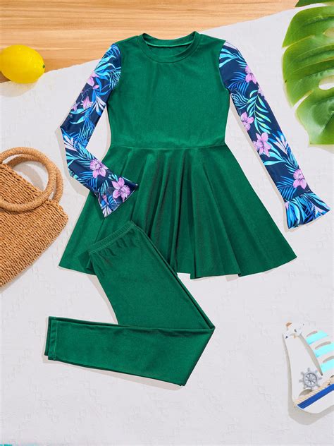 Traje De Ba O De Dos Piezas Para Ni Os Y Ni As Traje De Ba
