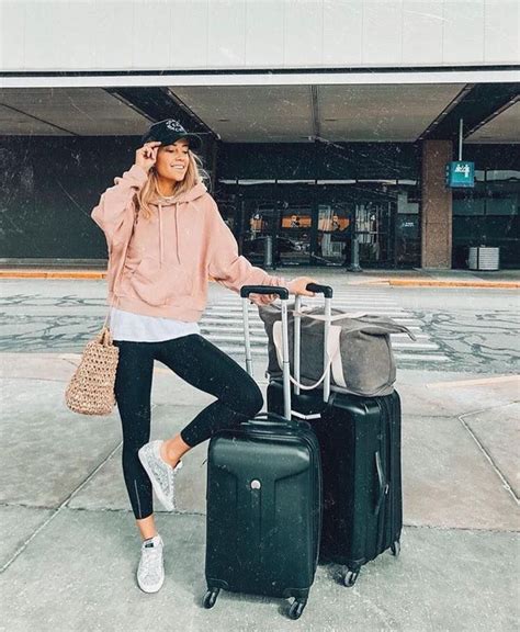 Casual Airport Outfit Airport Travel Outfits Travel Outfit Plane