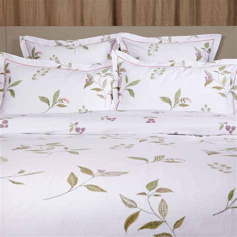 Violet Bedding Set Floral Patterns Tradition Of The Vosges