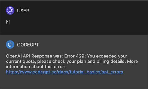 Error 429 On Code Gpt Even Though Works In Chat Browser Issue 110